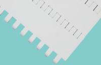 China ZY8000FG UNICHAINS OPB23 TRAIGHT RUNNING FLUSH GRID MODULAR CONVEYOR BELTS WHITE COLOR MATERIALS POM PP ACETAL BELTS for sale