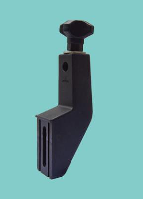 China CONVEYOR SPARE PARTS SIDE GUIDE BRACKETS ADJUSTABLE BRACKETS MATERIALS PA6 BLACK COLOR for sale