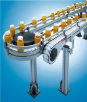China Conveyor spare parts Vertical flexible conveyor bends for chains 63/83 aluminium drive ends for sale