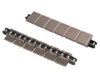 China SS963 straight running snap on plate top conveyor chain overlapping plastic flights for sale