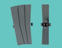 China SS3873-K1200 SNAP ON PLASTIC PLATE TOP CHAINS WITH SIDE GUIDE BEARINGS SPIRAL CONVEYOR TOP CHAINS for sale