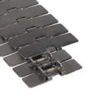China SS802 SS805 stainless steel flat top chains double hinge straight running conveyor chain for sale