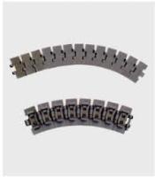 China flat top conveyor chains stainless steel flat top chains with rubber friction top slat top chains for sale