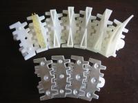 China 63B flexible created conveyor chains conveyor chain with flights white POM for sale