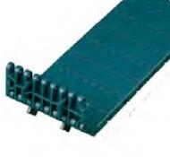 China ZY2000FT FLAT TOP MODULAR BELTS NARROW WITH DOUBLE POSITRACKS MCC1000 flat top conveyor beltings for sale