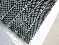 China ZY900FT-R2 Plastic flat top food grade modular belt rubber friction top conveyor belts for sale