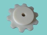 China LF882TAB SIDE FLEXING TOP CHAIN SPROCKETS MACHINED DRIVE WHEELS WITH MATERIALS PA6 WHITE BLACK for sale