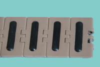 China SS3873 Snap on plate top conveyor chains with rubber inserts friction tops for sale