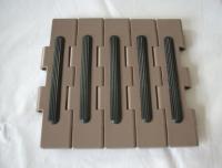 China LF880-RT-TAB PLASTIC FLAT TOP CONVEYOR CHAINS WITH RUBBER INSERTS RUBBER FRICTION CONVEYOR CHAINS for sale