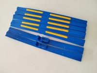 China SS3873-K2400 SNAP ON PLASTIC PLATE TOP CHAINS WITH RUBBER FRICTION TOP FOR SPIRAL CONVEYOR SYSTEMS for sale