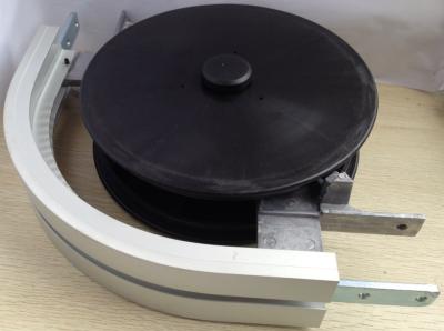 China 105mm Horizontal wheel bends corners wheels conveyor bending curves for flexible conveyor system for sale