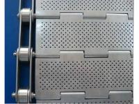 China SS wire mesh belts slat band conveyor belts Open top belts Flat top for frozen industry for sale