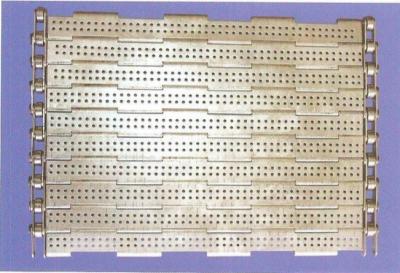 China SS wire mesh belts slat band conveyor belts for oven bakery industry for sale