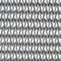 China SS wire mesh belts Cordweave Round Wire conveyor belts for oven bakery machinery for sale