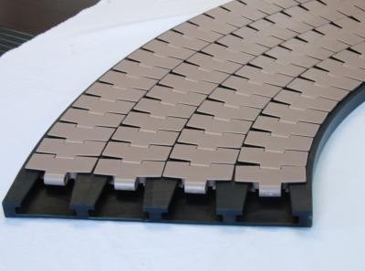 China Conveyor Spare Parts Plat Top Chains Curves Corner Track Slat Chain Bends 880 880TAB 882TAB 881TAB for Conveyor Systems for sale
