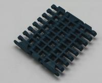 China ZY2000FG MOLD TO WIDTH 85MM FLUSH GRID MODULAR BELTS WITH POSITRACKS MCC1000 for sale