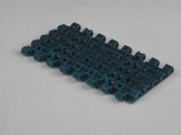 China ZY1500FT Plastic flush grid modular belts pitch 15mm flat top 1505 metric top conveyor modular belts for sale