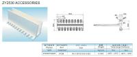 China ZY2530FT flattop conveyor belts food grade slat top conveyor chains Intralox Series 1600 for sale