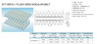 China ZY7100FG-1 FLUSH GRID MODULAR CONVEYOR BELTS INTRALOX S800 FLUSH GRID FDA FOOD GRADE for sale