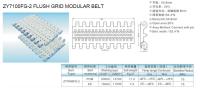 China ZY7100FG-2 STRAIGHT RUNNING FLUSH GRID MODULAR BELTS OPEN TOP CONVEYOR BELTING INTRALOX  SERIES 800 for sale
