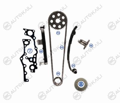China Timing chain kit for TOYOTA 2RZ/2RZ-FE 2.4L HIACE SOHC 8V 99-05 13506-75010 102L for sale