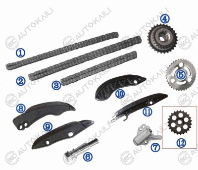 China Timing Chain Kit For BMW 325d/330d 430d/435d 530d/535d/525d 640d 730d/740d/750d 3.0L N57 07-16 11318572503 86L for sale