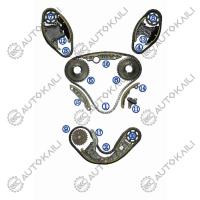 China Timing Chain Kit For AUDI/VW AUDI A4 B8(8K2) CAPA/CCLA/CCWA 3.0T 07-12 059109229J 106L for sale