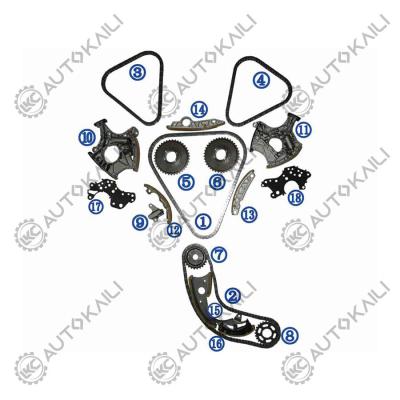 China Timing Chain Kit For AUDI/VW AUDI A6 4F2,C6 2.4 2393CC 133KW 177PS 2004.5-2008.10 06E109229F 106L for sale