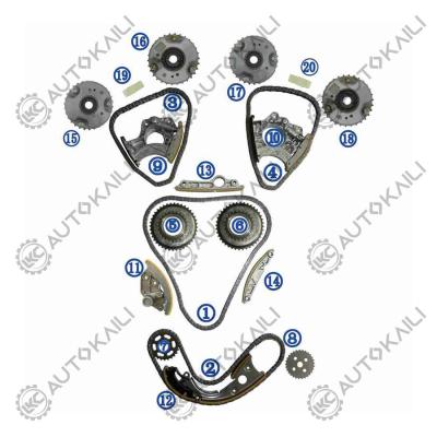 China Timing Chain Kit For AUDI/VW CALA/CALB AUDI A4L QUATTRO 195KW 3.2FSI 07-10/A5 8T3  Quattro 195KW 3.2L 06E109465BC 108L for sale