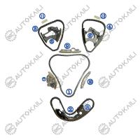 China Timing Chain Kit For AUDI  VW Touareg 7P CGEA 245KW 3.0TSI Hybrid 11-14 A7 A6L A5 Q5 S5  Q7 Q5 A8L  06E109465BC 108L for sale