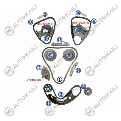 China Timing Chain Kit For AUDI A8 4E8 BDX 154KW 2.8FSI 07-10 for sale