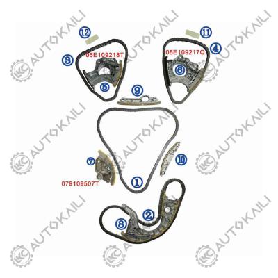 China Timing Chain Kit For AUDI A8L CEUA/CEUE 4.0TFSI 10-13 for sale