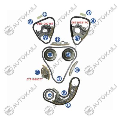 China Timing Chain Kit For AUDI A8L CEUA/CEUE 4.0TFSI 10-13 for sale