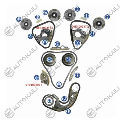 China Timing Chain Kit For AUDI A8L CEUA/CEUE 4.0TFSI 10-13 for sale
