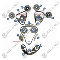 China Timing Chain Kit For AUDI / VW A8 4E8 BDX 154KW 2.8FSI 07-10 06E109465BC 108L for sale