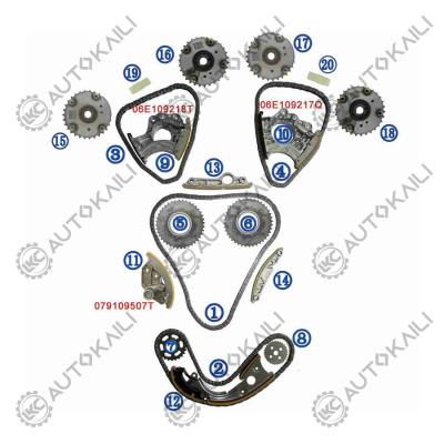 China Timing Chain Kit For AUDI / VW A8 4E8 BDX 154KW 2.8FSI 07-10 06E109465BC 108L for sale