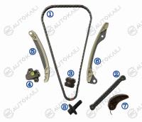 China Timing Chain Kit For NISSAN  HR12DDR 1.2L MICRA IV (K13) 1.2 DIG-S Hatchback 98HP 11 13028-1KT0A 9*152L for sale