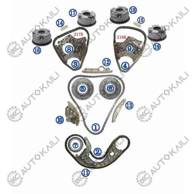 China Timing Chain Kit For AUDI A8 (4E8) BVJ 257KW 4.2FSI 07-10 for sale