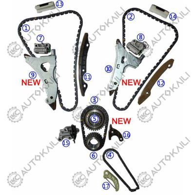 China Timing Chain Kit For MERCEDES-BENZ C-Class W205/A205 M276 3.0T 10-12 A2760500817 8*120L for sale