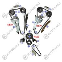 China Timing Chain Kit For MERCEDES-BENZ C-Class W205/A205 M276 3.0T 10-12 A2760500817 8*120L for sale