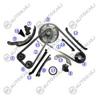 China Timing Chain Kit For NISSAN YD25DDTI Single NAVARA 2.5DCI  CABSTAR Platform/Chassis NP300 NAVARA (D40) 2.5 dCi 4WD 06.8-10.1   PATHFINDER III(R51) 2.5 dCi 4WD 06.8-10.1  PICK UP III (D22) 2.5 D 4WD 06 for sale