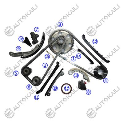 China Timing Chain Kit For NISSAN YD25DDTI Single NAVARA 2.5DCI  CABSTAR Platform/Chassis NP300 NAVARA (D40) 2.5 dCi 4WD 06.8-10.1   PATHFINDER III(R51) 2.5 dCi 4WD 06.8-10.1  PICK UP III (D22) 2.5 D 4WD 06 for sale