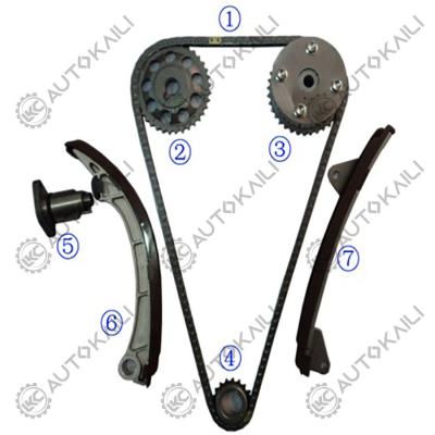 China Timing Chain Kit For COROLLA VERSO E11/E12 3ZZ-FE 1.6L 00-07 for sale