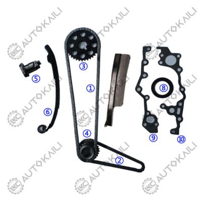 China Plastic PA66 / PA46 Timing Chain Kit For 2TZ-FE OLD 100% Professional Test for sale