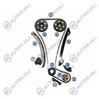 China Plastic PA66 / PA46 Timing Chain Kit For ESCAPE 2.3L 4CYL.Z 4WD 2005-2006 for sale