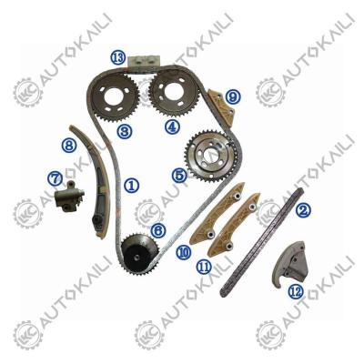 China Plastic PA66 / PA46 Timing Chain Kit For  TRANSIT Bus 2.4 TDE 04-06 for sale