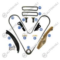 China Plastic PA66 / PA46 Timing Chain Kit For FORDFORD MUSTANG V6 Petrol  3.7L 15-16 for sale