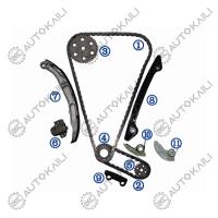 China Plastic PA66 / PA46 Timing Chain Kit For FORD S Sport /XLS Sport /XLT Sport/Limited Sport Utility 4-Door 152Cu. In. l4 GAS Petrol  2.5L 09-13 for sale