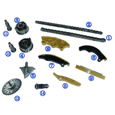 China Plastic PA66 / PA46 Timing Chain Kit For Ranger Rover Evoque Petrol PT204 2.0T 17-18 for sale
