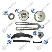 China Timing Chain Kit For LAND ROVER FREELANDER2 B6234T 3.2L PETROL 06-14 for sale
